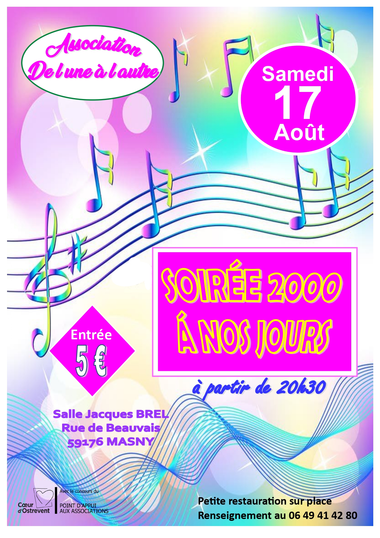 Thé dansant et soirée « années 2000 » | Site officiel de la ville de Masny