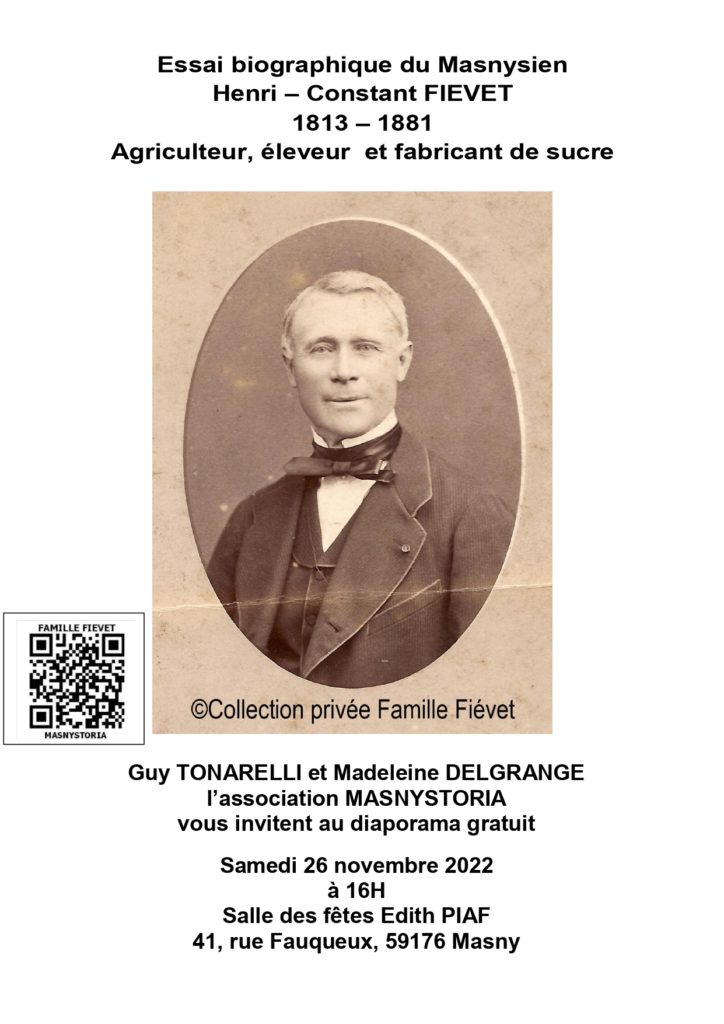 Histoire locale : essai biographique sur Henri-Constant FIEVET | Site ...